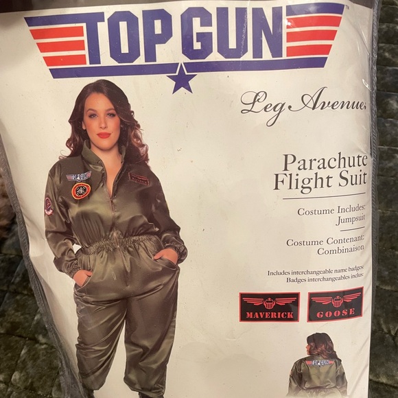 Leg Avenue | Pants & Jumpsuits | Top Gun Parachute Flight Suit Costume ...